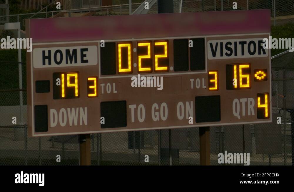 Stadium scoreboard football Stock Videos & Footage - HD and 4K Video ...