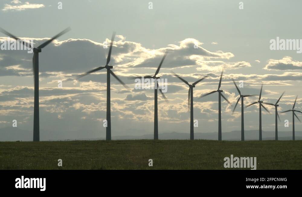 Wind turbine generator 5 blades Stock Videos & Footage - HD and 4K ...