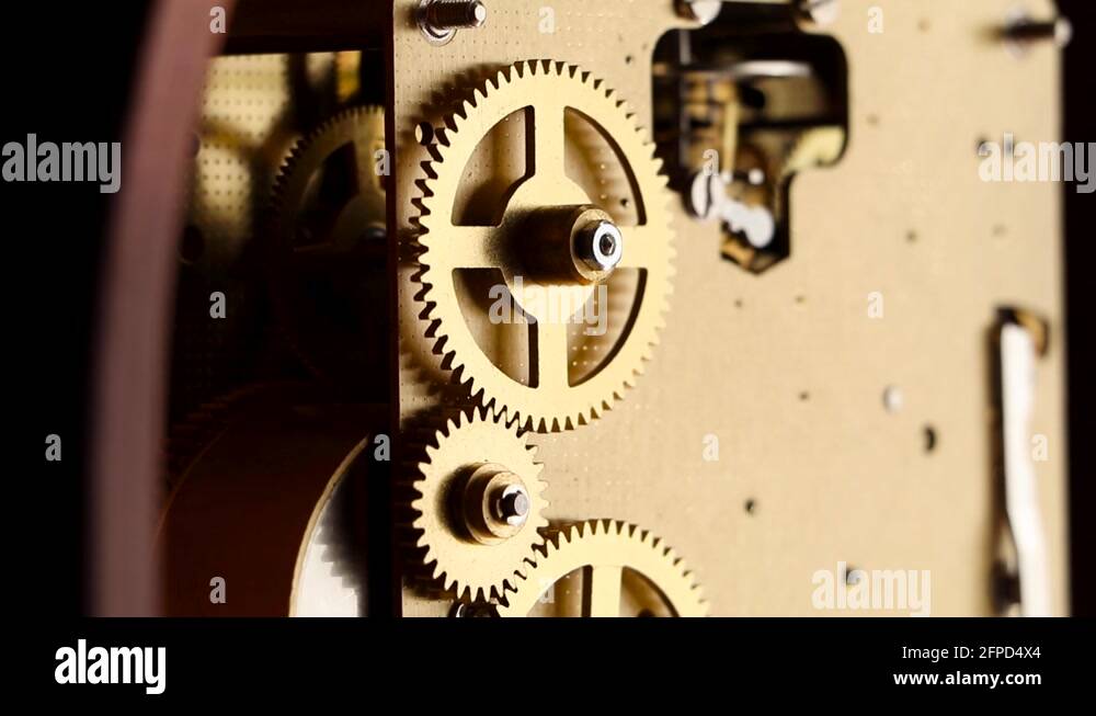 Golden clock gears Stock Videos & Footage - HD and 4K Video Clips - Alamy
