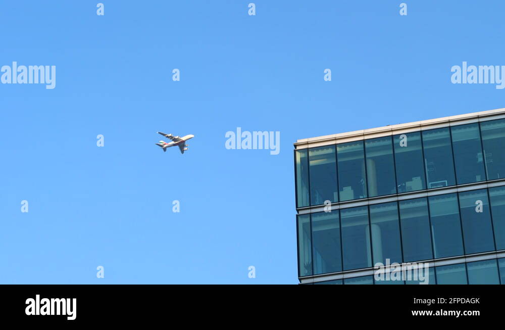 Emirates airbus a380 super jumbo jet plane Stock Videos & Footage - HD ...