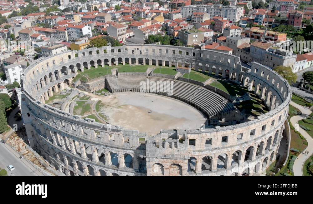Arena of the historic amphitheatre Stock Videos & Footage - HD and 4K ...