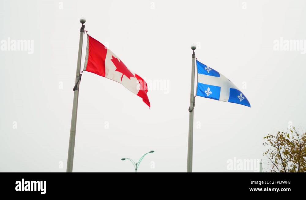 Flags of canada and quebec Stock Videos & Footage - HD and 4K Video ...