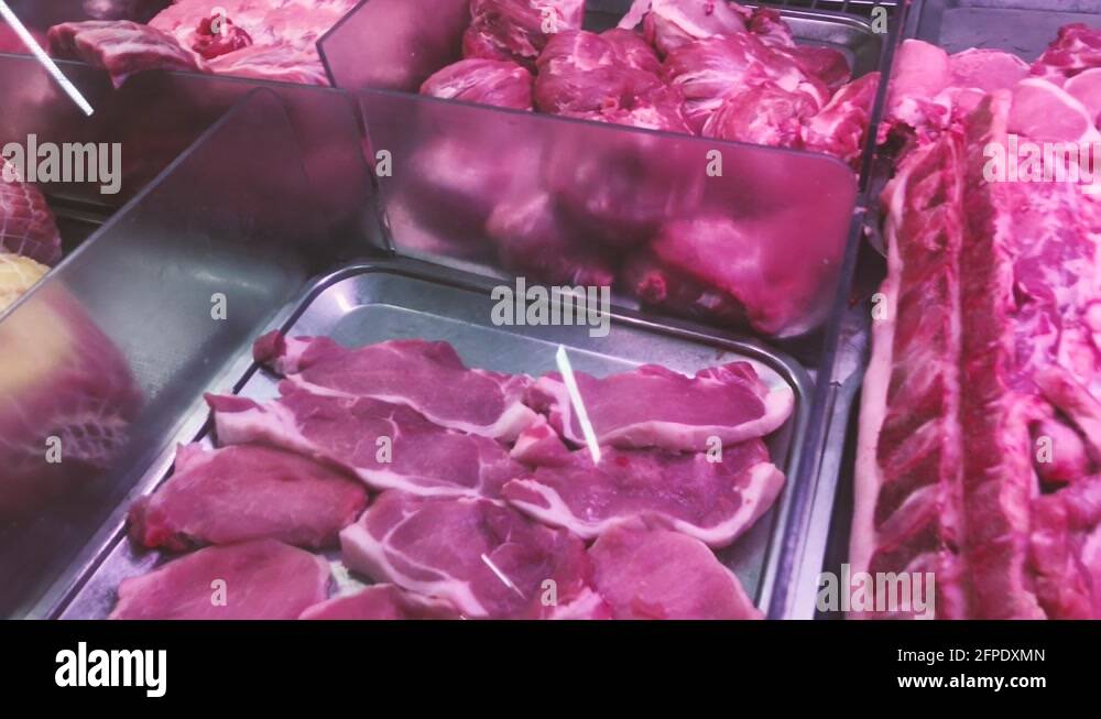 Butchers display of meat cuts Stock Videos & Footage - HD and 4K Video ...