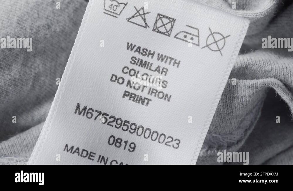 Washing instructions label symbols Stock Videos & Footage - HD and 4K ...