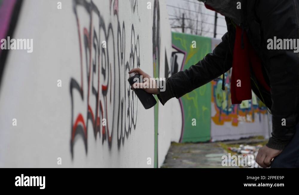 Graffiti artist back Stock Videos & Footage - HD and 4K Video Clips - Alamy