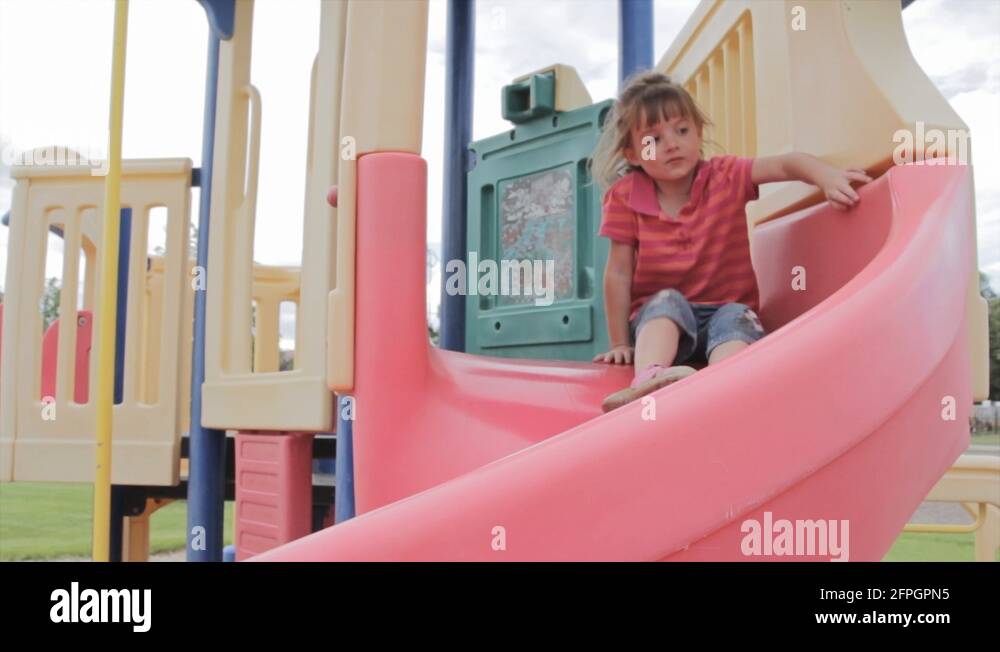 Kids playing on a slide Stock Videos & Footage - HD and 4K Video Clips ...
