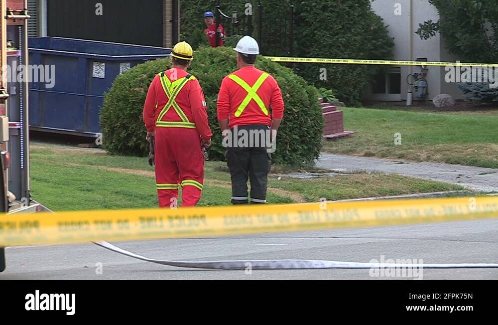 Hydro transformer vault fire in Toronto Stock Video Footage - Alamy
