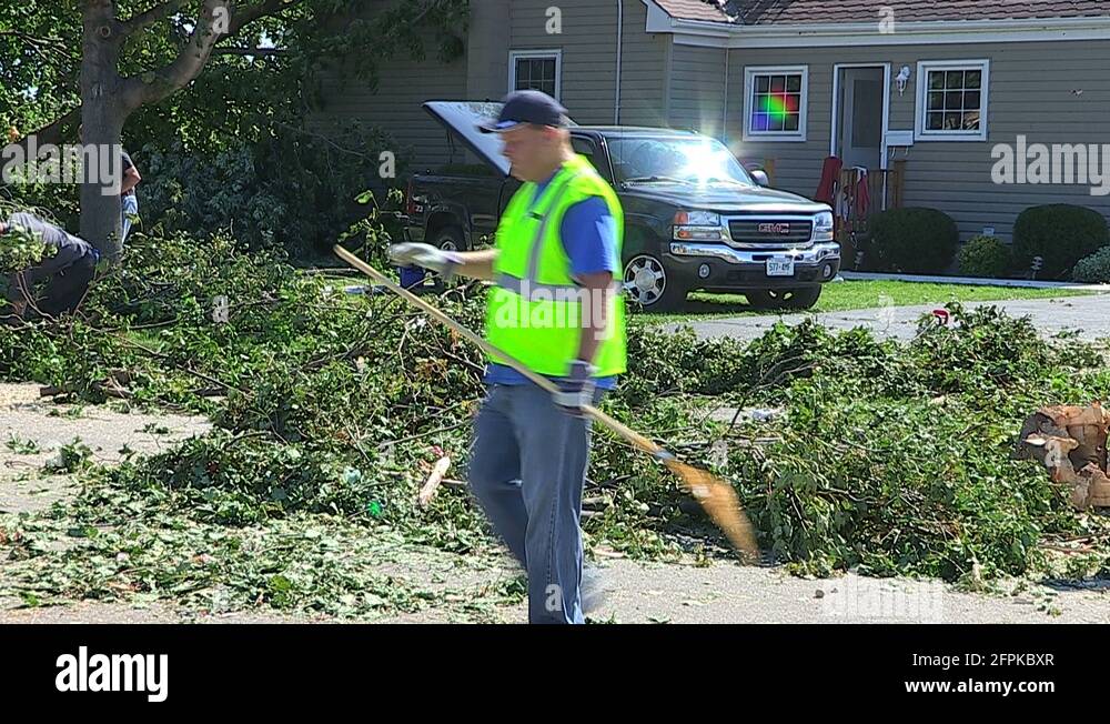 Tornado and thunderstorm damage destroys small town of Goderich Canada ...