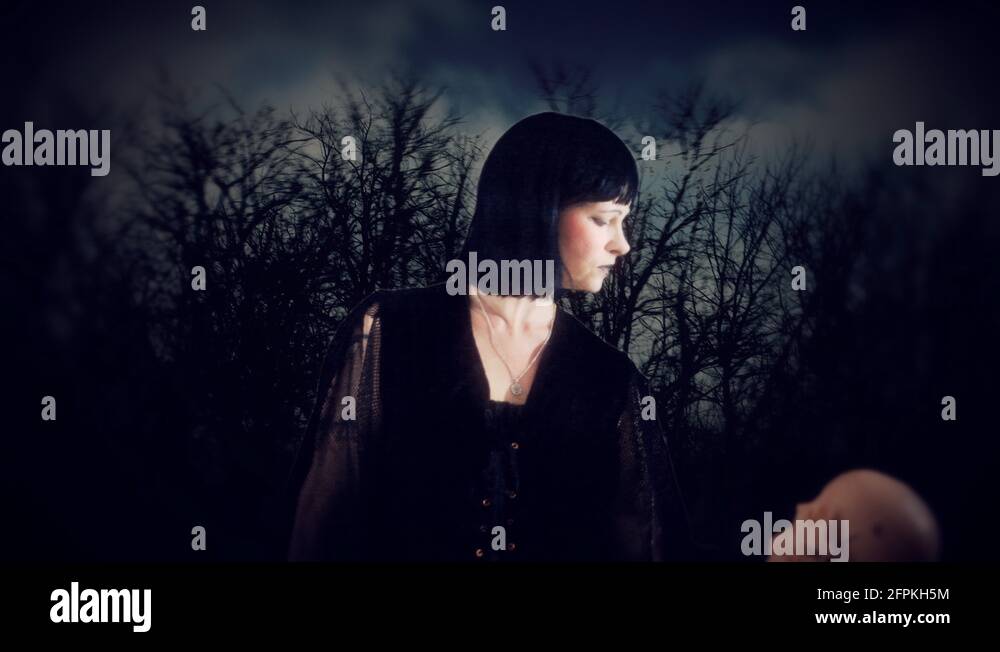 Skull hair witch Stock Videos & Footage - HD and 4K Video Clips - Alamy