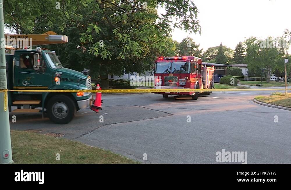 Hydro transformer vault fire in Toronto Stock Video Footage - Alamy
