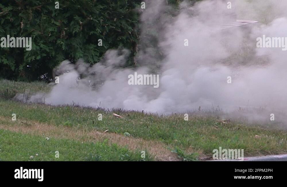 Hydro transformer vault fire in Toronto Stock Video Footage - Alamy