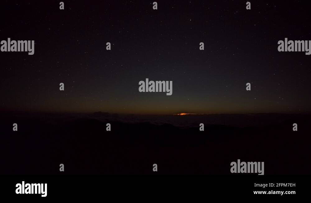 Moonrise Stars, Space, Milky Way Galaxy, Turning Through Sky, Time ...