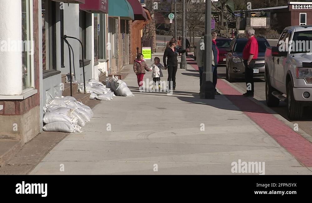 Flood floods flooding weather winter Stock Videos & Footage - HD and 4K ...
