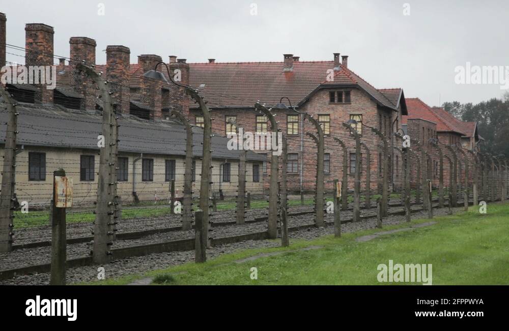Auschwitz birkenau entrance Stock Videos & Footage - HD and 4K Video ...