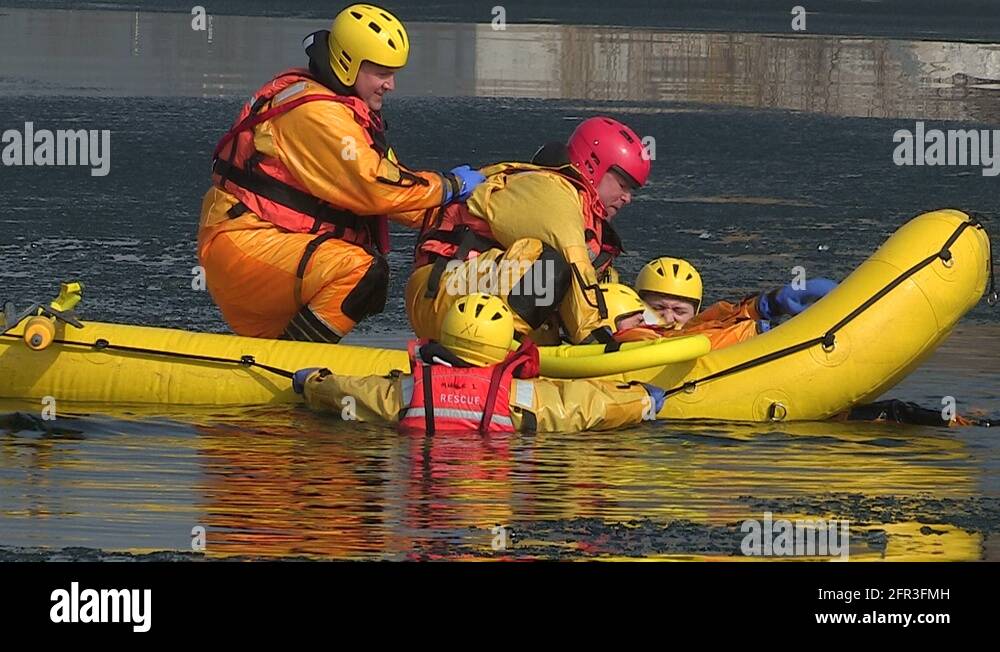 Ice water rescue Stock Videos & Footage - HD and 4K Video Clips - Alamy