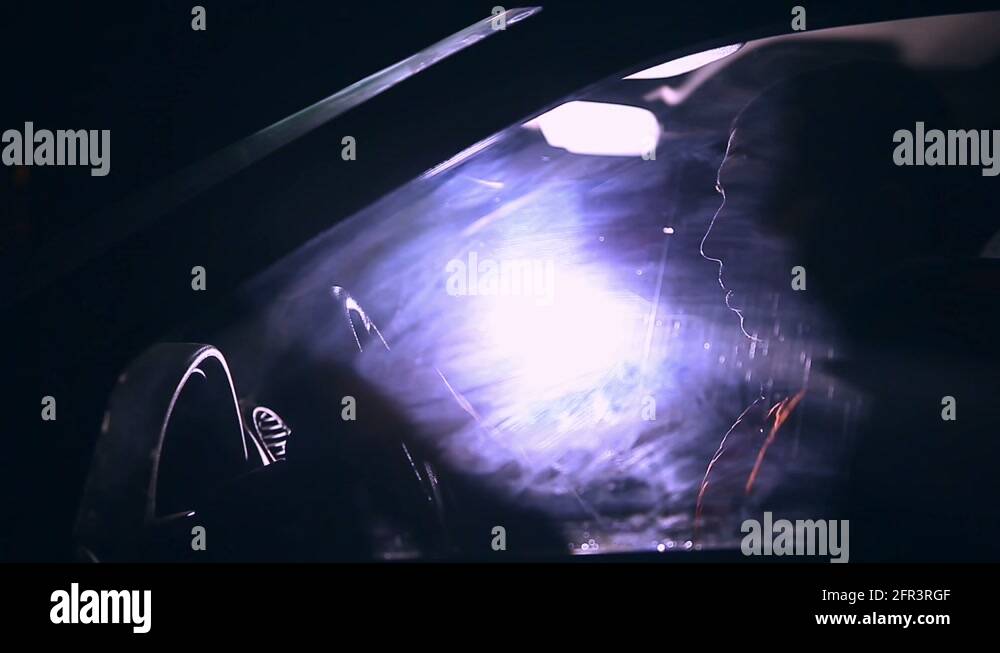 Man in car at night Stock Videos & Footage - HD and 4K Video Clips - Alamy