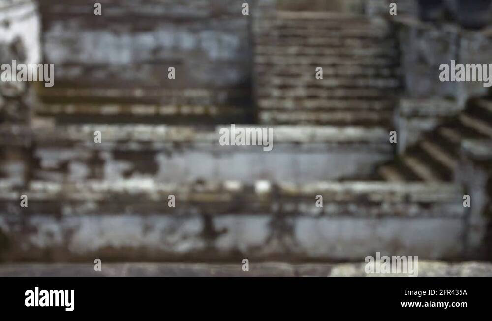 Ancient Stone Steps of A Hindu Temple Ruin in Southeast Asia Stock ...