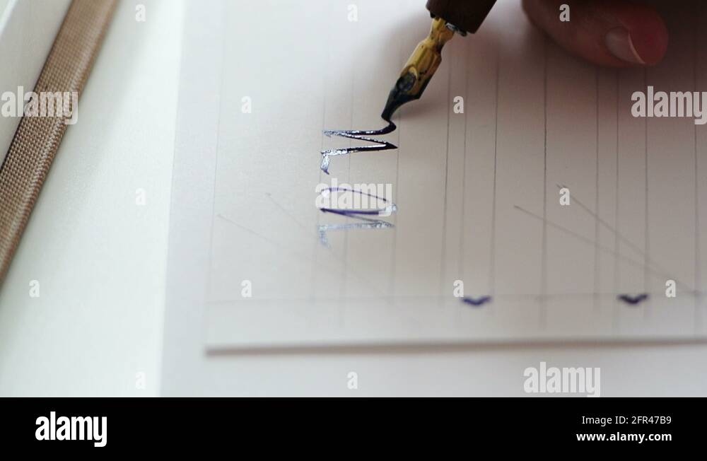 Ink calligraphy Stock Videos & Footage - HD and 4K Video Clips - Alamy