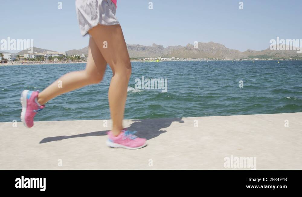 Female jogging exercise beach Stock Videos & Footage - HD and 4K Video ...