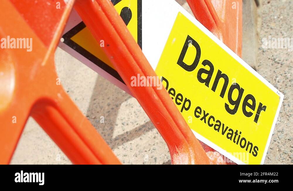 Warning of excavations Stock Videos & Footage - HD and 4K Video Clips ...