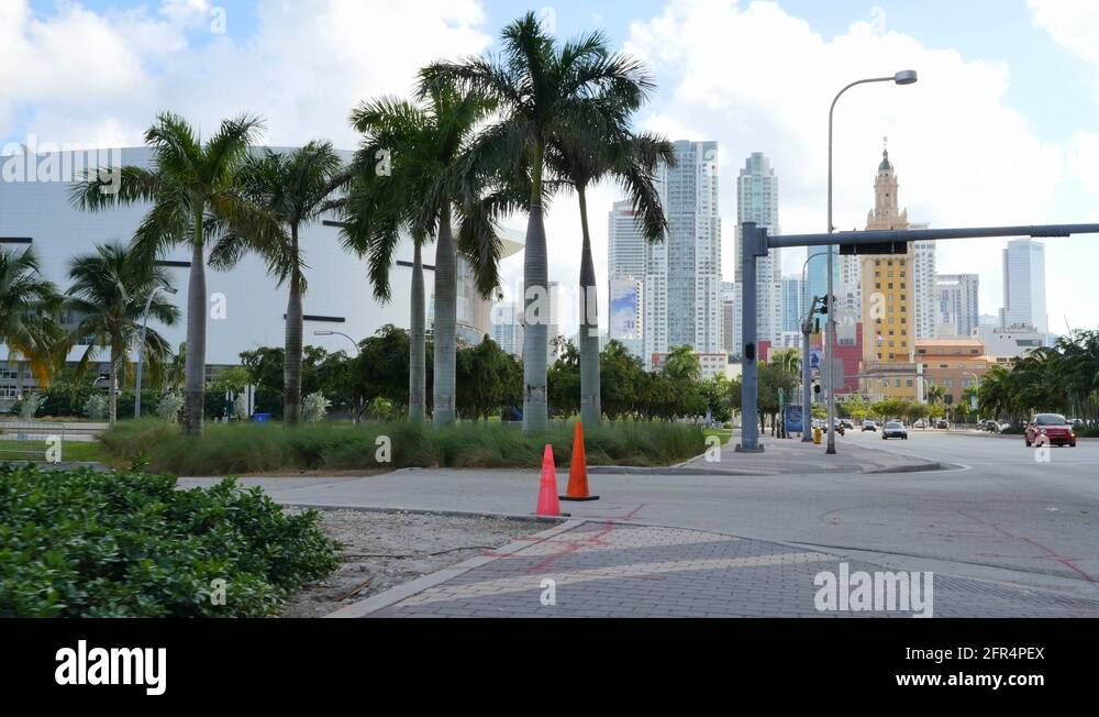 Biscayne boulevard sidewalk Stock Videos & Footage - HD and 4K Video ...