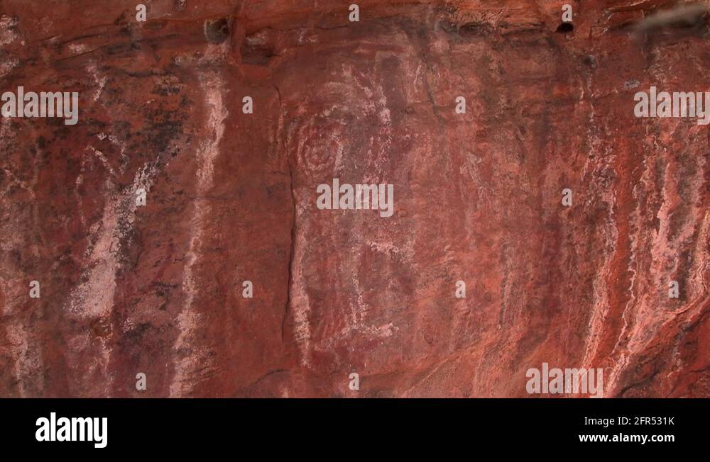 Aboriginal rock art in cave Stock Videos & Footage - HD and 4K Video ...