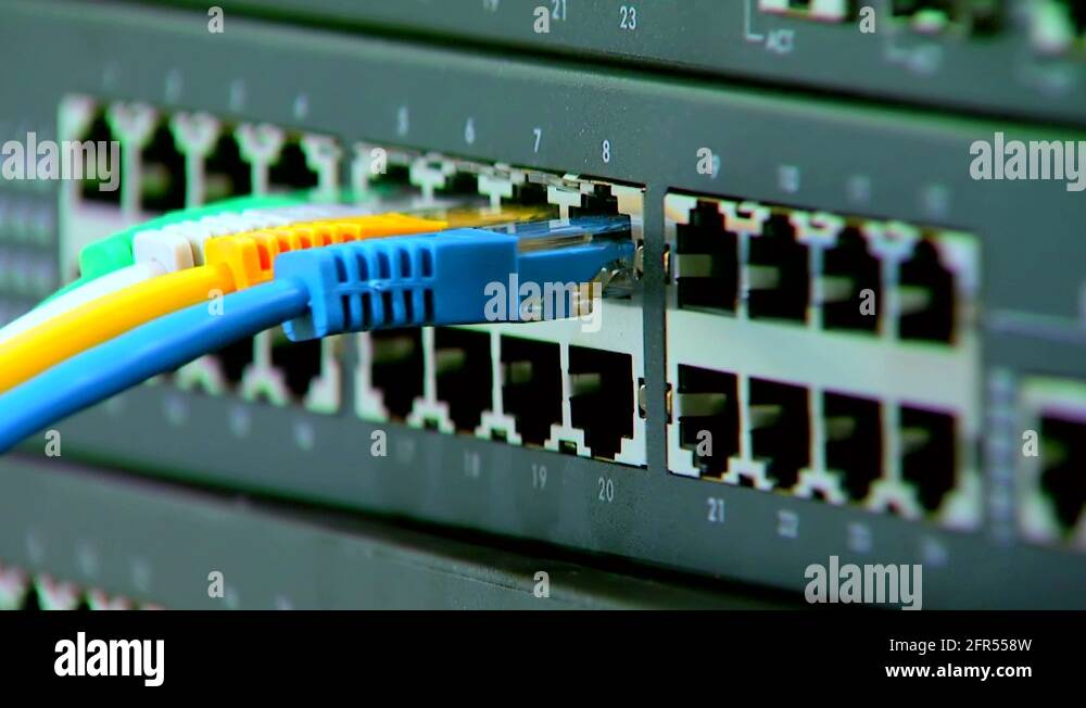 Network cables to switches Stock Videos & Footage - HD and 4K Video ...