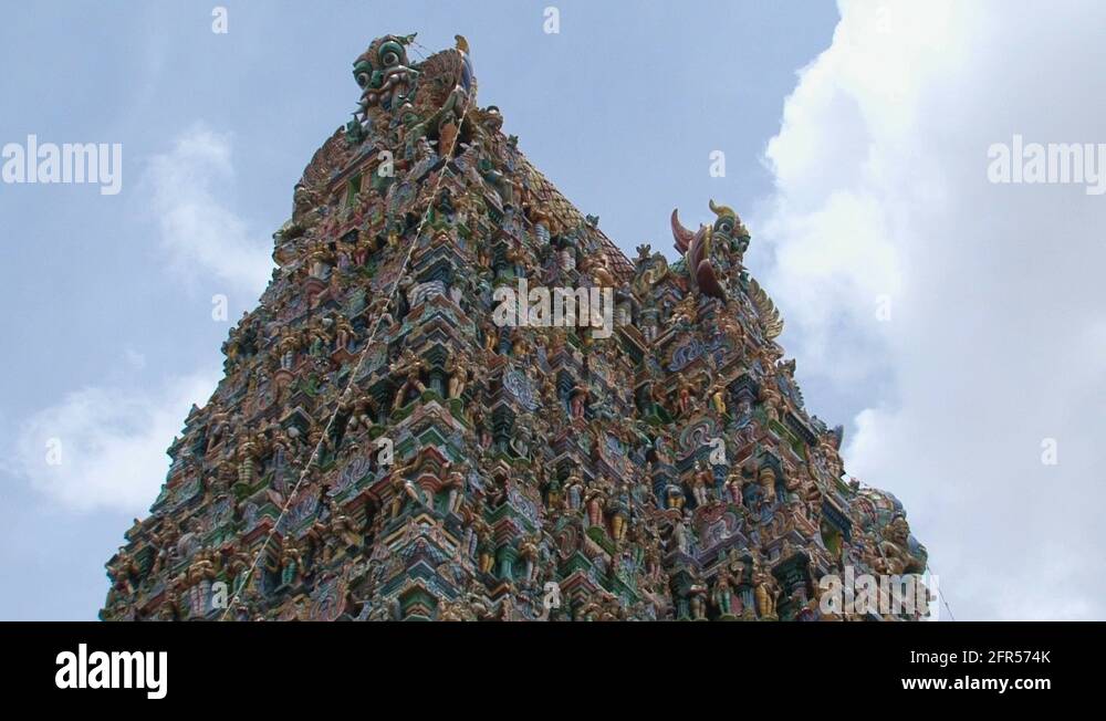 The Meenakshi Temple Stock Video Footage - Alamy