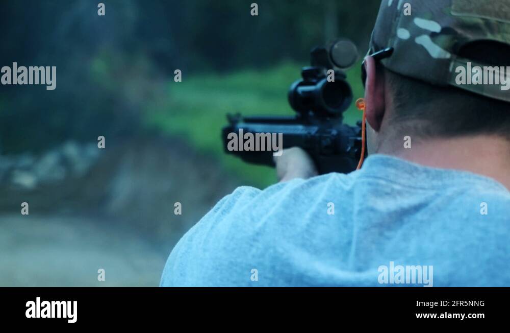 Man shotgun over shoulder Stock Videos & Footage - HD and 4K Video ...