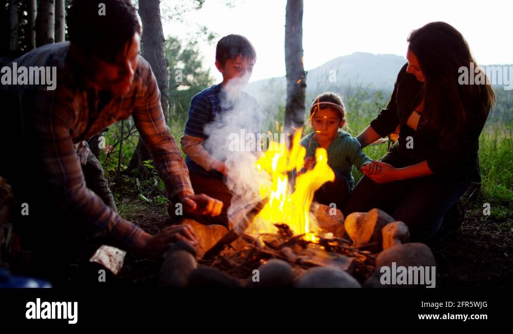 Family kindling campfire Stock Videos & Footage - HD and 4K Video Clips ...