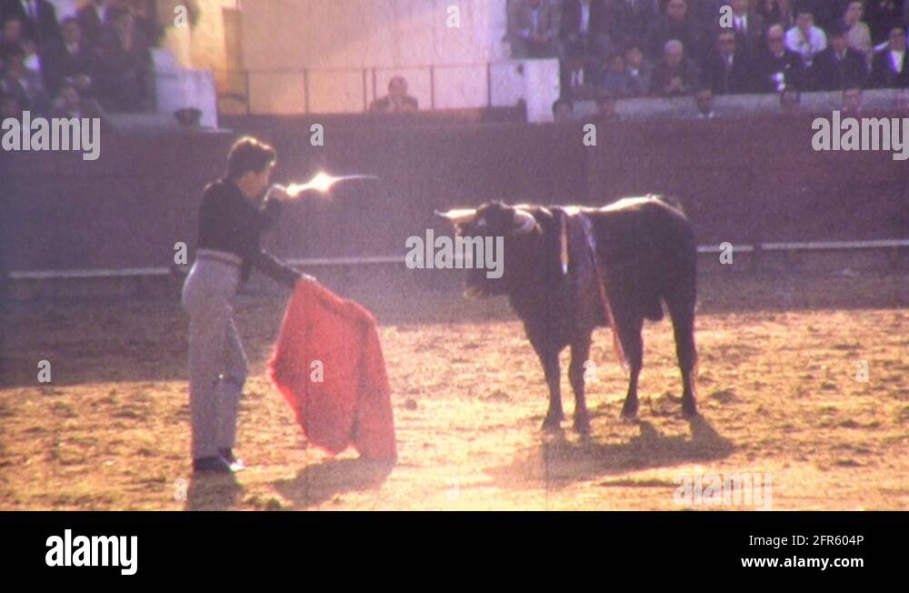 Bullfighter BULLFIGHT MATADOR BULL ARENA Fight 1970s Vintage Film Home ...