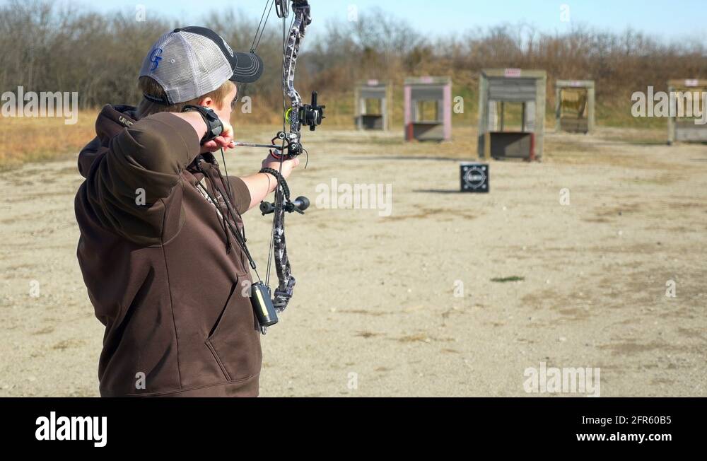 Man shooting a compound bow Stock Videos & Footage - HD and 4K Video ...