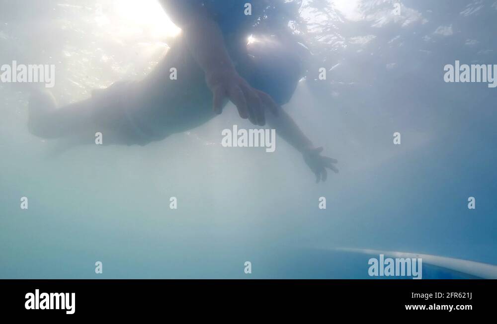 Floating in swimming pool Stock Videos & Footage - HD and 4K Video ...