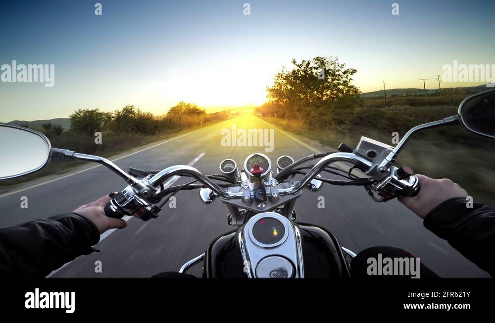 Motorcycle ride sunset Stock Videos & Footage - HD and 4K Video Clips ...