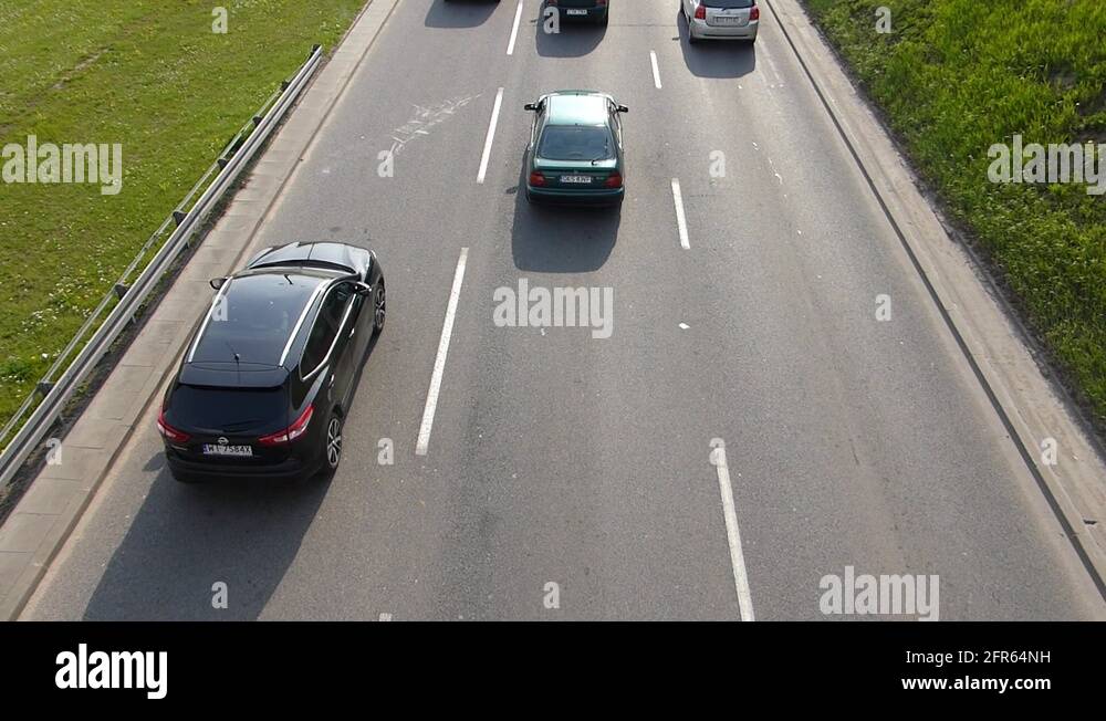 Traffic jam on highway freeway expressway Stock Video Footage - Alamy