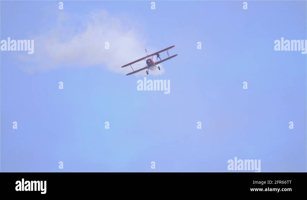 A biplane in flight Stock Videos & Footage - HD and 4K Video Clips - Alamy