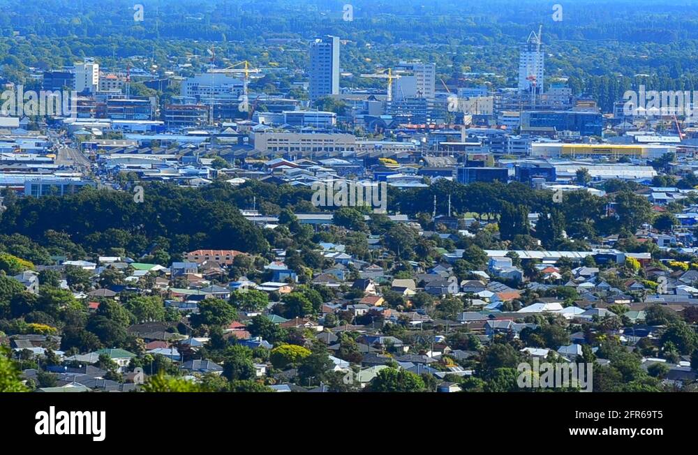 Christchurch new zealand skyline Stock Videos & Footage - HD and 4K ...