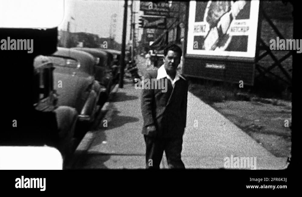 Short Guy Man Chicago Great Depression Era 1930s Vintage Film Home ...