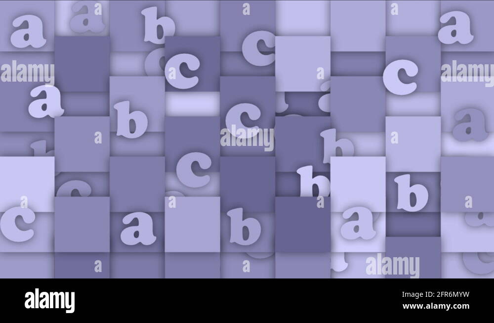 4k Alphabet abc cartoon letter character words,education learn data ...