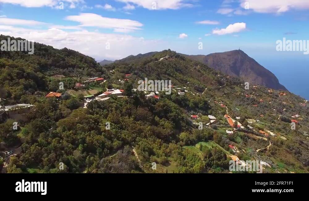 Galipan town in the Cordillera de la Costa, north of Caracas, Venezuela ...