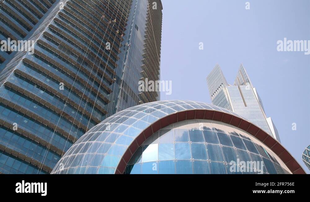 Qatar world trade center and Doha Tower Stock Video Footage - Alamy