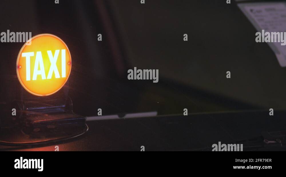 Vintage taxi cab sign Stock Videos & Footage - HD and 4K Video Clips ...