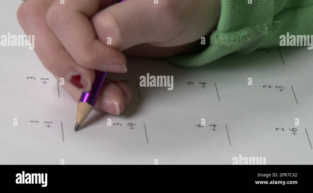 Practice worksheet Stock Videos & Footage - HD and 4K Video Clips - Alamy
