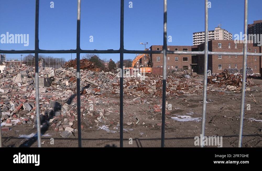 Public social housing buildings being demolished for rich condominiums ...