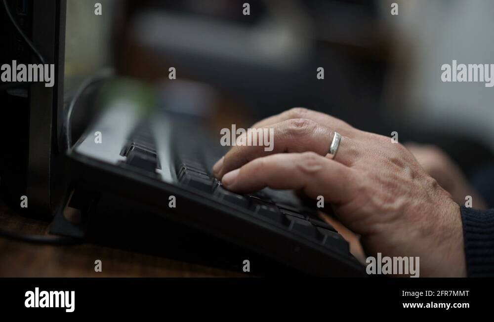 Man typing on keyboard Stock Videos & Footage - HD and 4K Video Clips ...