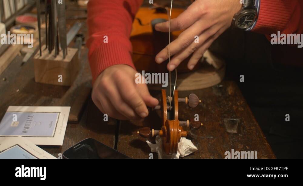 Violin string maker Stock Videos & Footage - HD and 4K Video Clips - Alamy