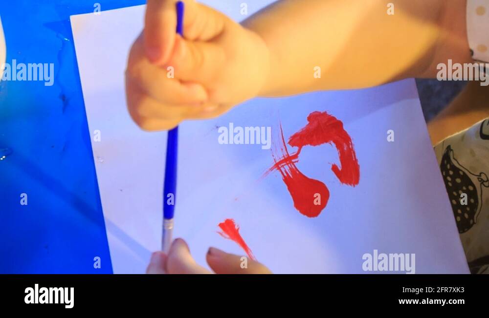 Kids paint hands Stock Videos & Footage - HD and 4K Video Clips - Alamy