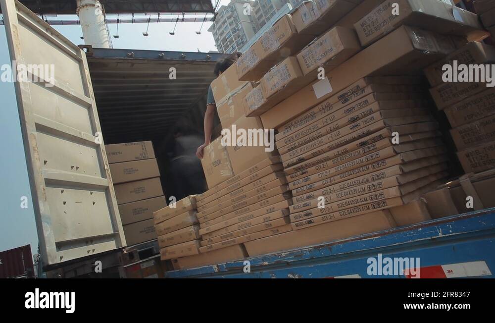 Shipping container wagon Stock Videos & Footage - HD and 4K Video Clips ...