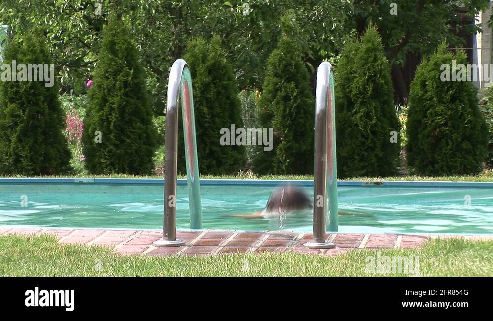 Man climbing out swimming pool Stock Videos & Footage - HD and 4K Video ...