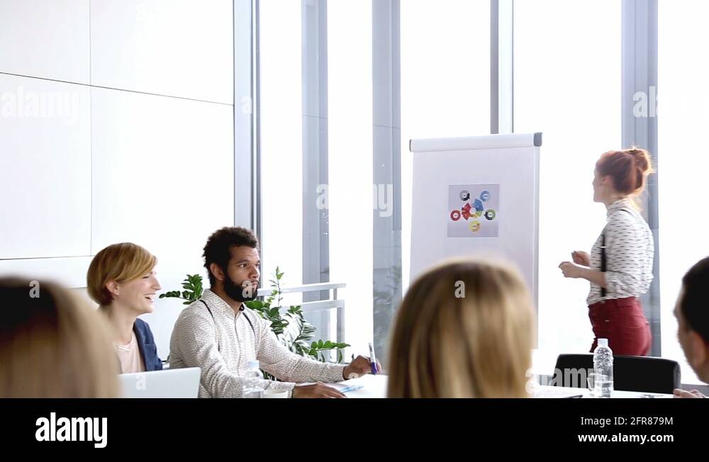 Female presentation flipchart Stock Videos & Footage - HD and 4K Video ...
